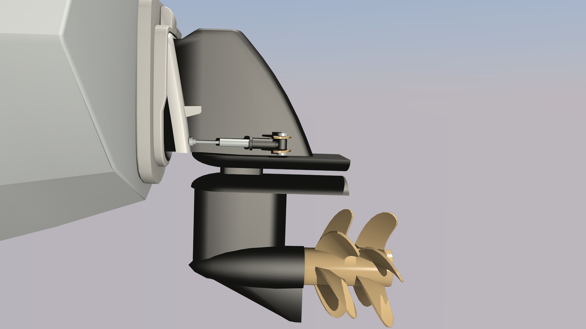 3d Model Concept Speedboat