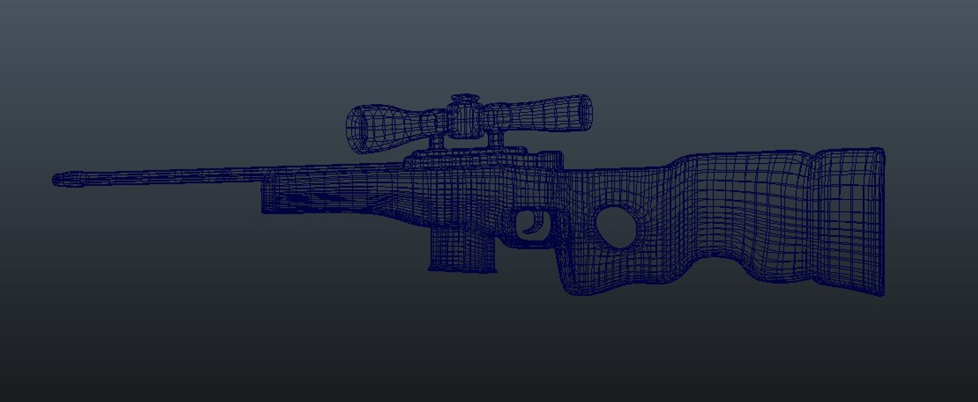 3D Awm Bolt Action Sniper Rifle - TurboSquid 1628361