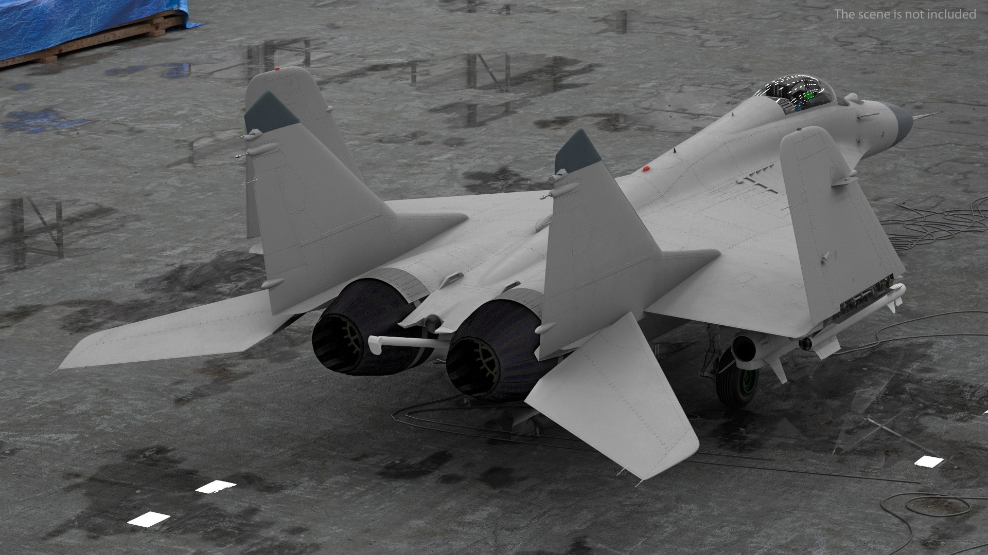 3D MiG 29 Fighter Aircraft with Armament Rigged for Cinema 4D ...