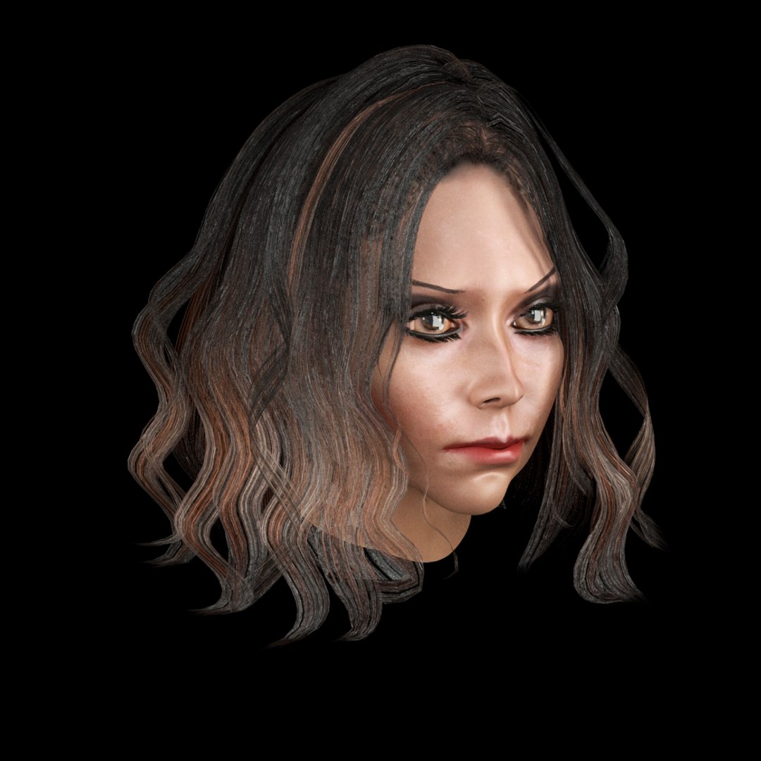 3D Model Set Hairstyle 5 Types - TurboSquid 1453850