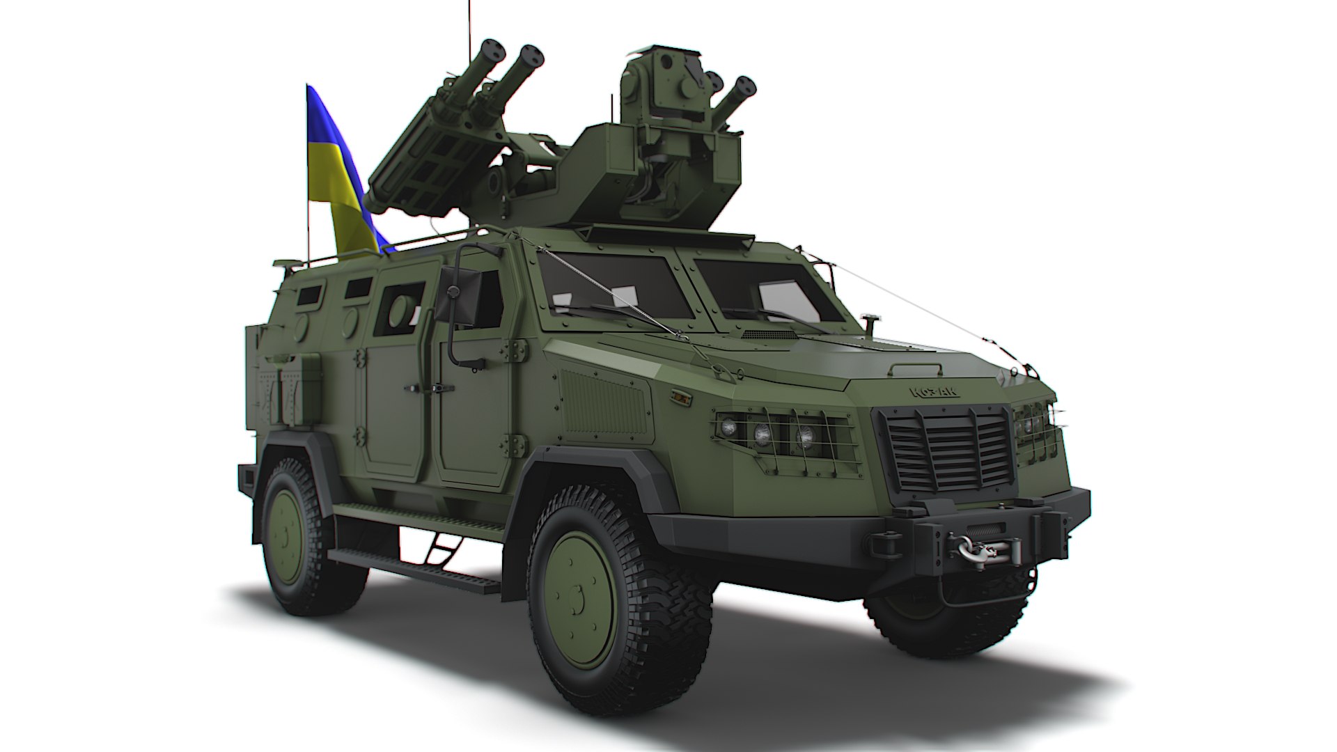 Kozak 2M1 Starstreak 2022 3D Model - TurboSquid 1953724