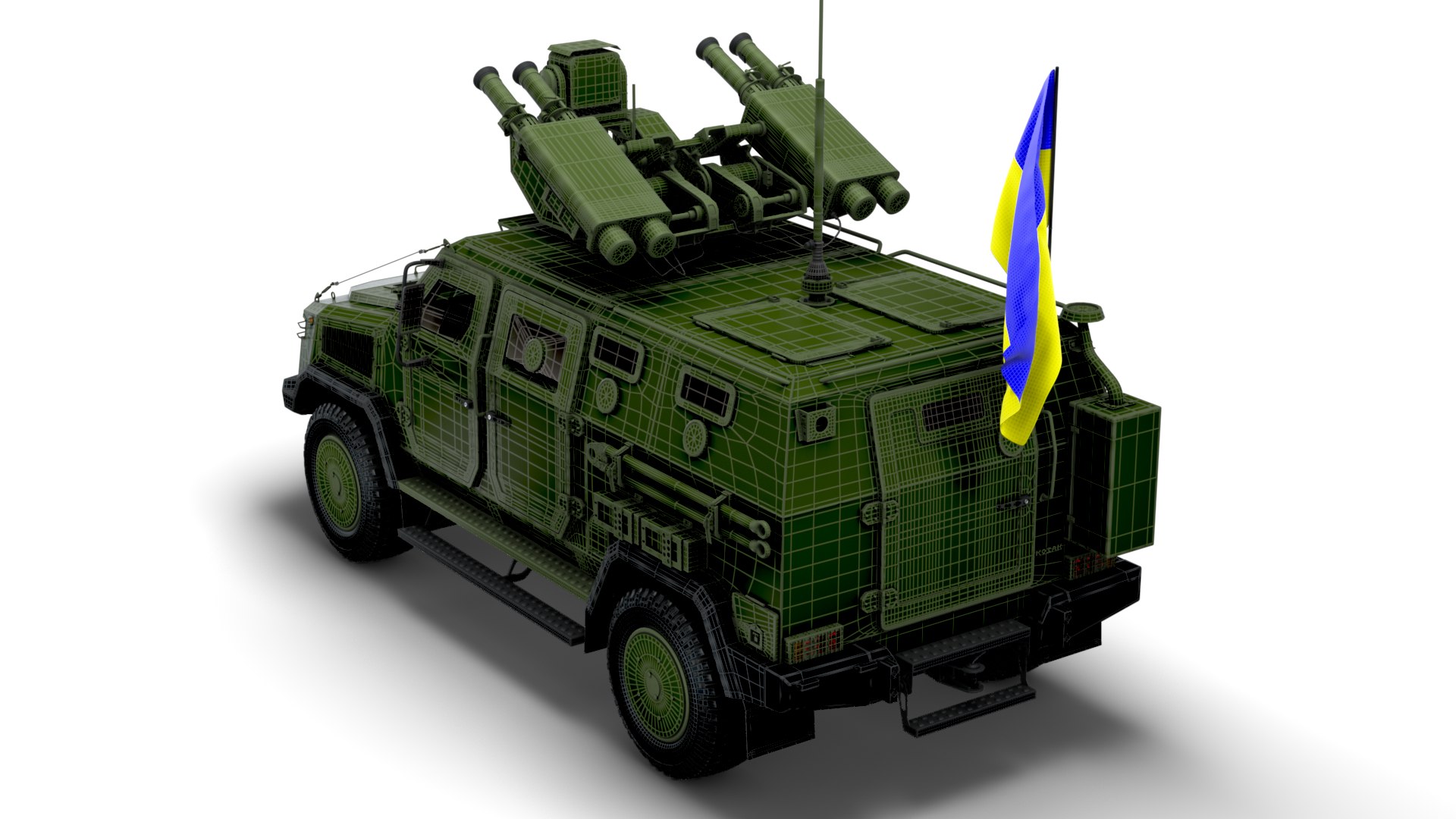 Kozak 2M1 Starstreak 2022 3D Model - TurboSquid 1953724