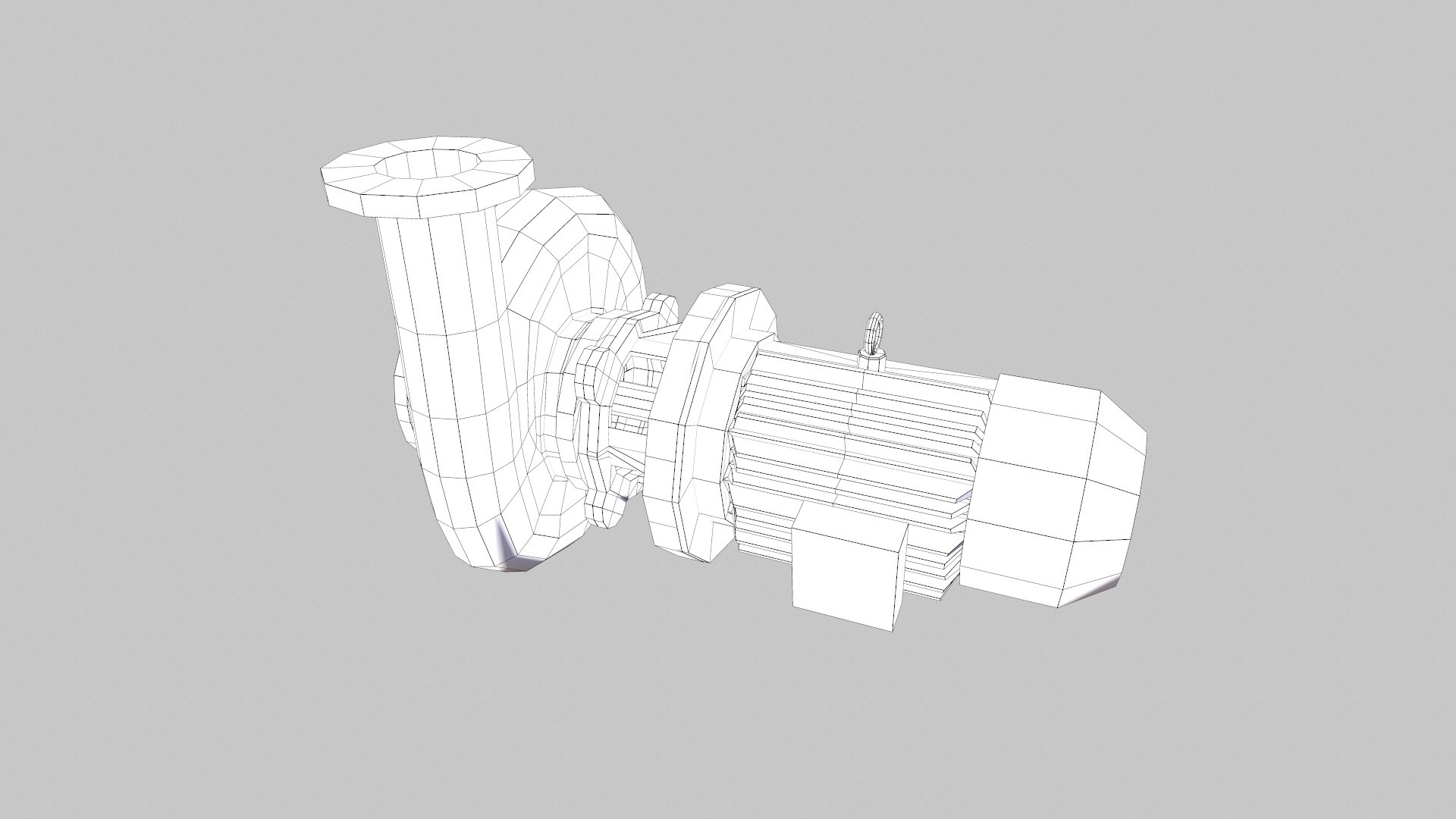 3D Water Pump Lowpoly - TurboSquid 2338456