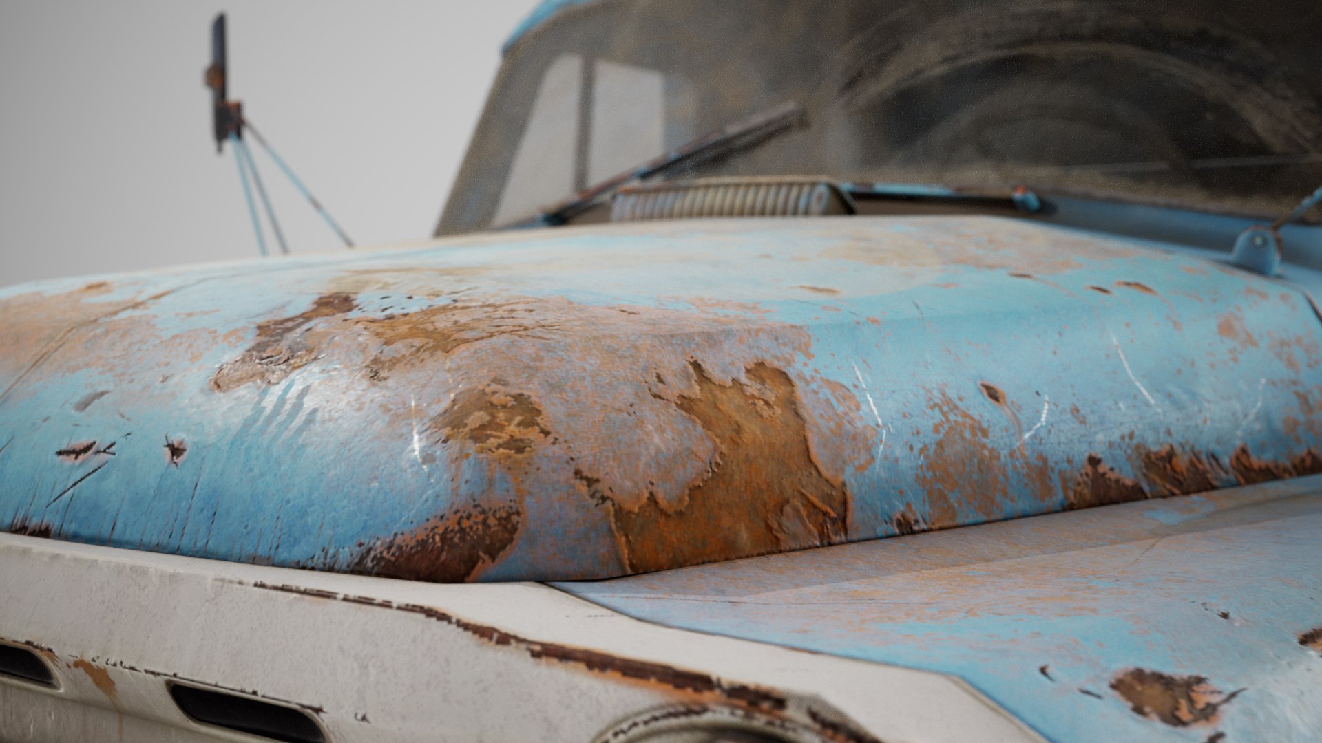 3D Post Apocalypse Trailer Truck Gaz 52 Iv7 Model - TurboSquid 1963025