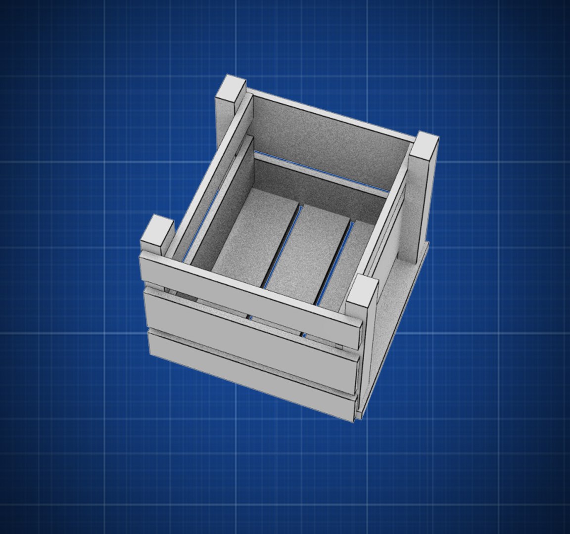ready box pack 3d model