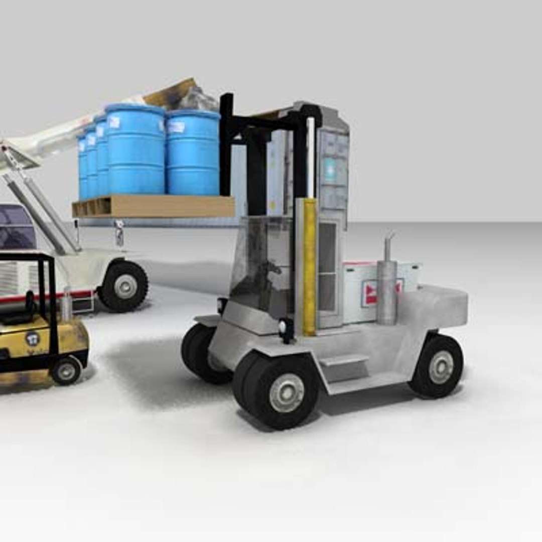 Forklift Stacker 3d Model