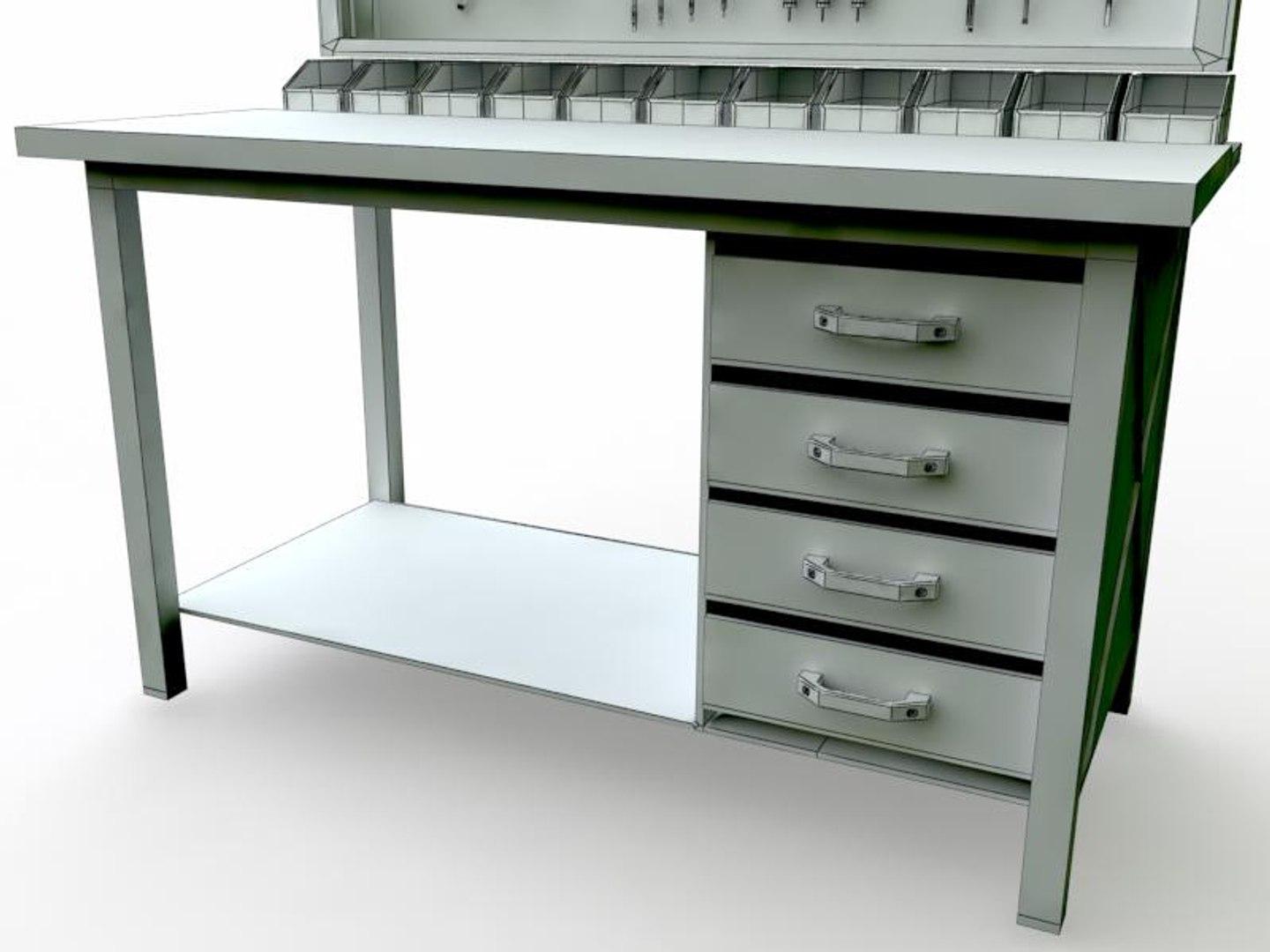 Workbench Work Bench 3D Model - TurboSquid 1372944