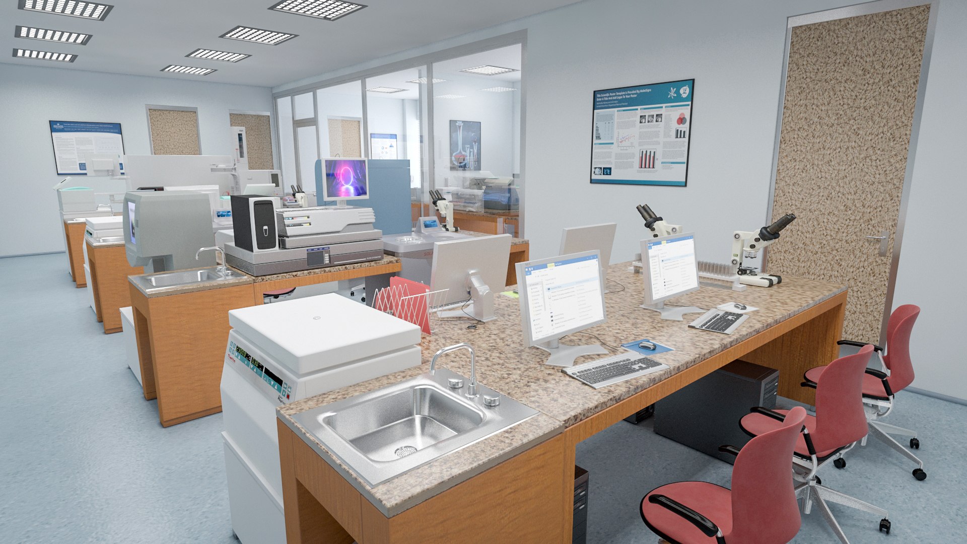 Laboratory Lab 3D Model - TurboSquid 1688938