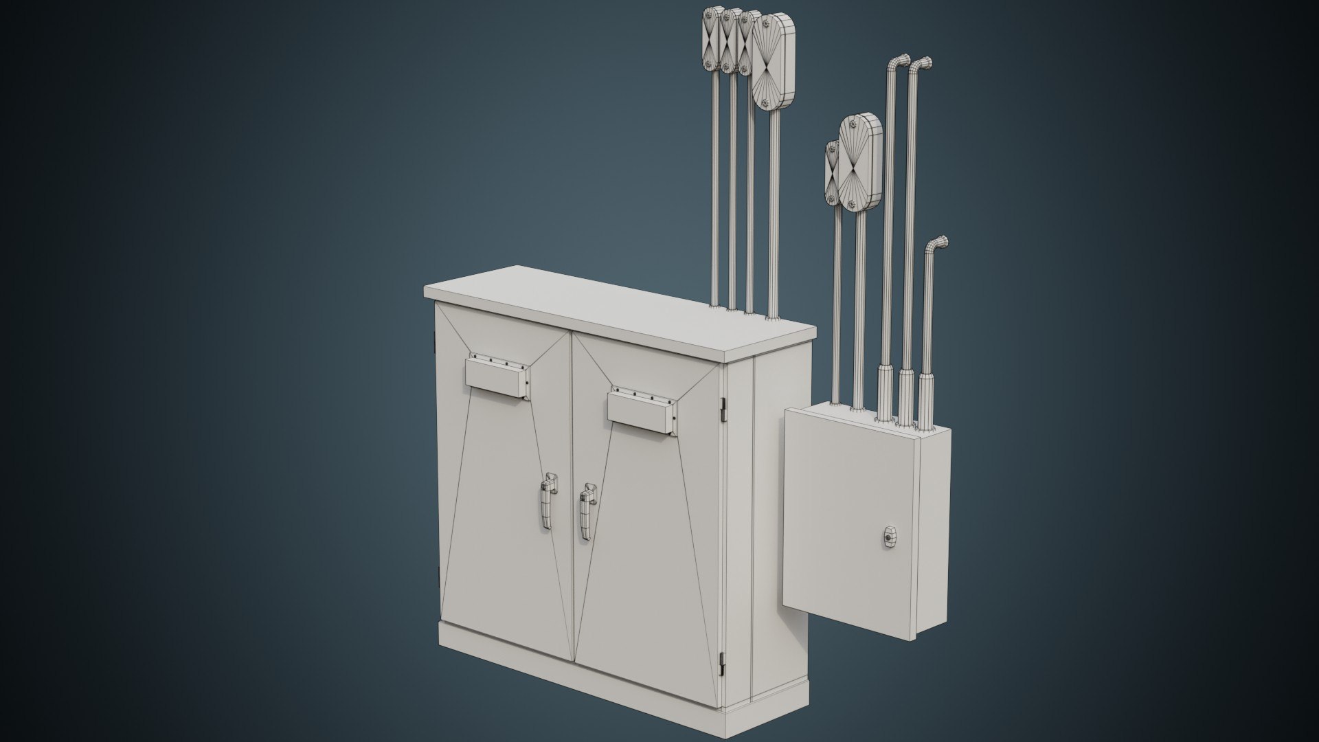3D Utility Box 4B - TurboSquid 1718195