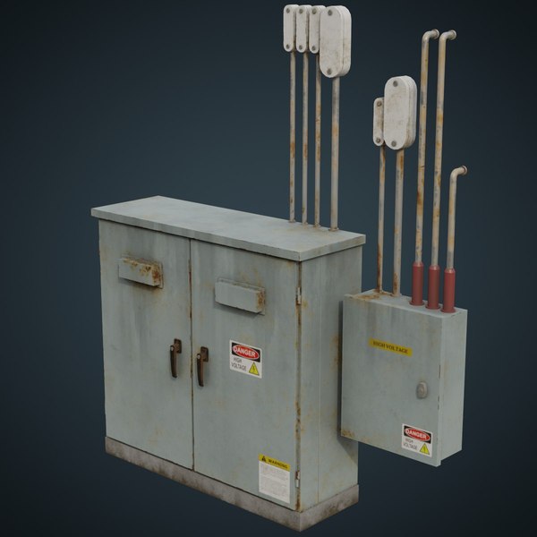 3D utility box 1a model - TurboSquid 1655973