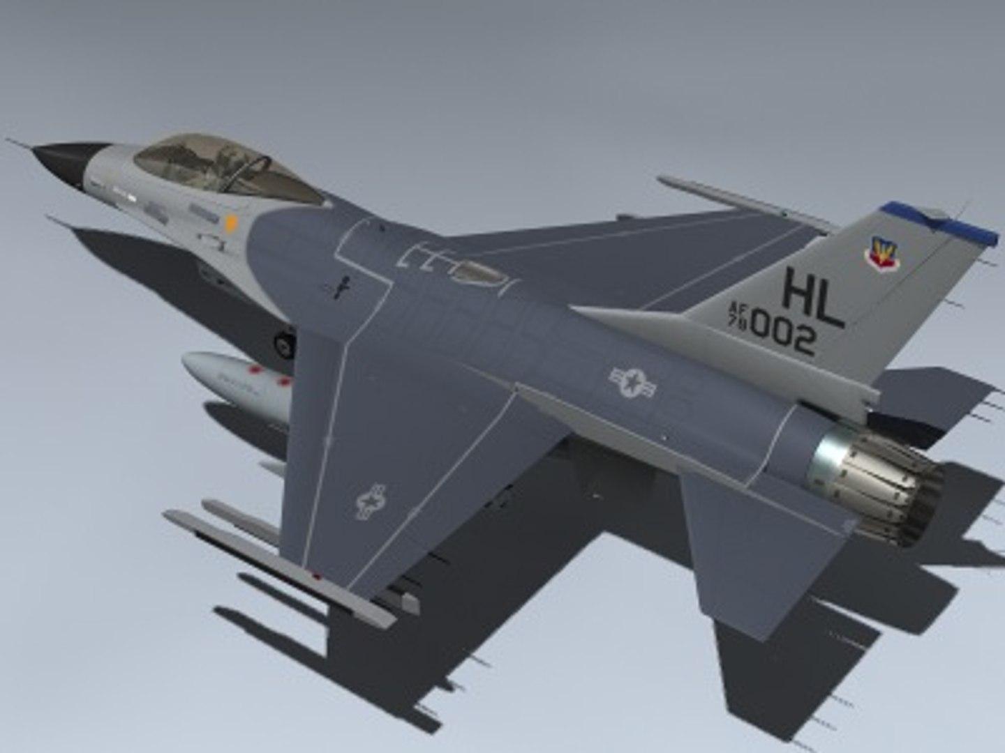3ds F-16a Falcon Block 1