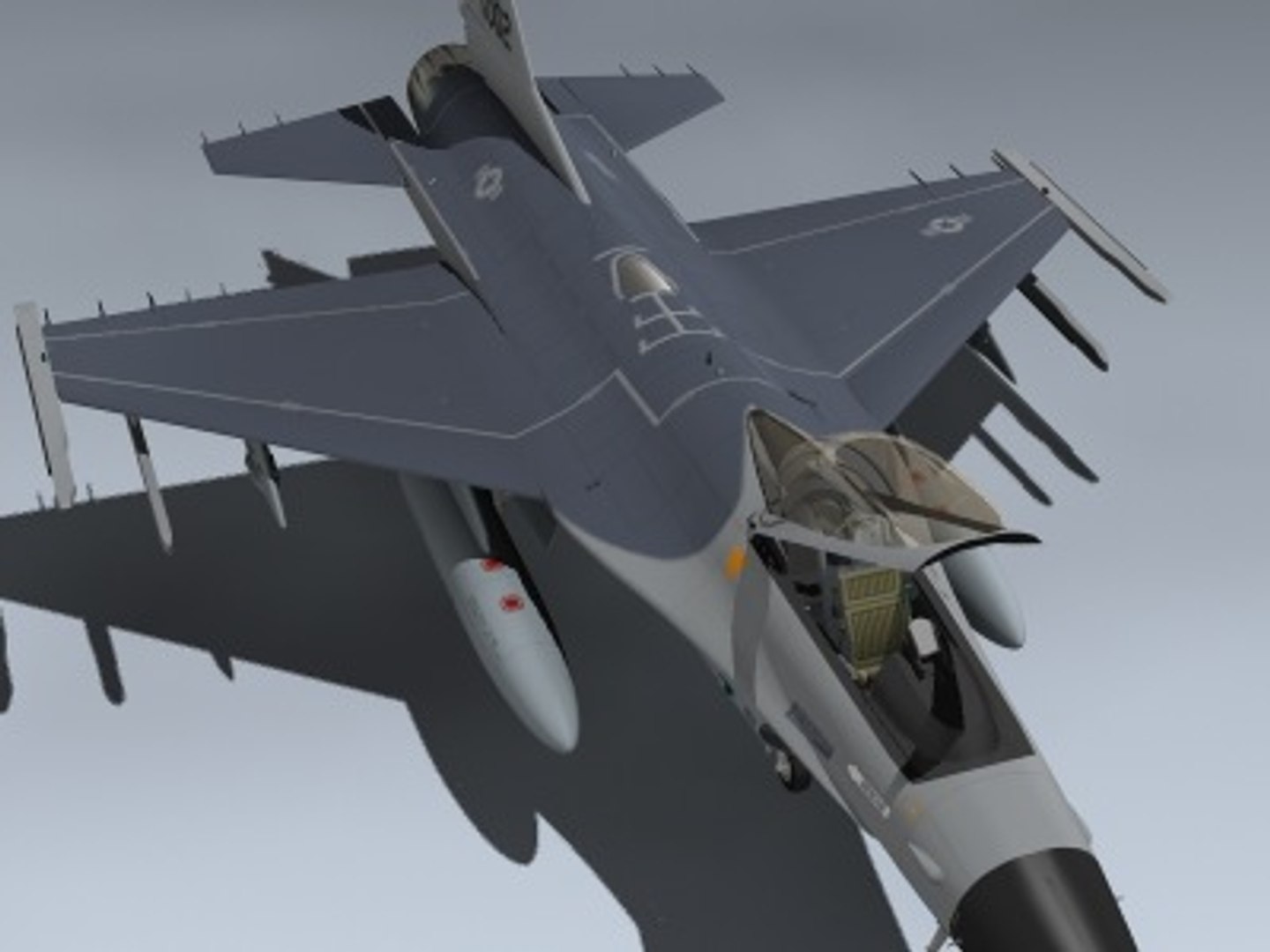 3ds F-16a Falcon Block 1