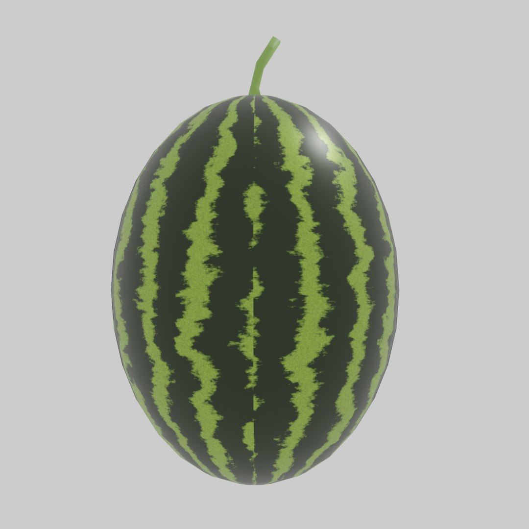 3D Watermelon Model - TurboSquid 2365857