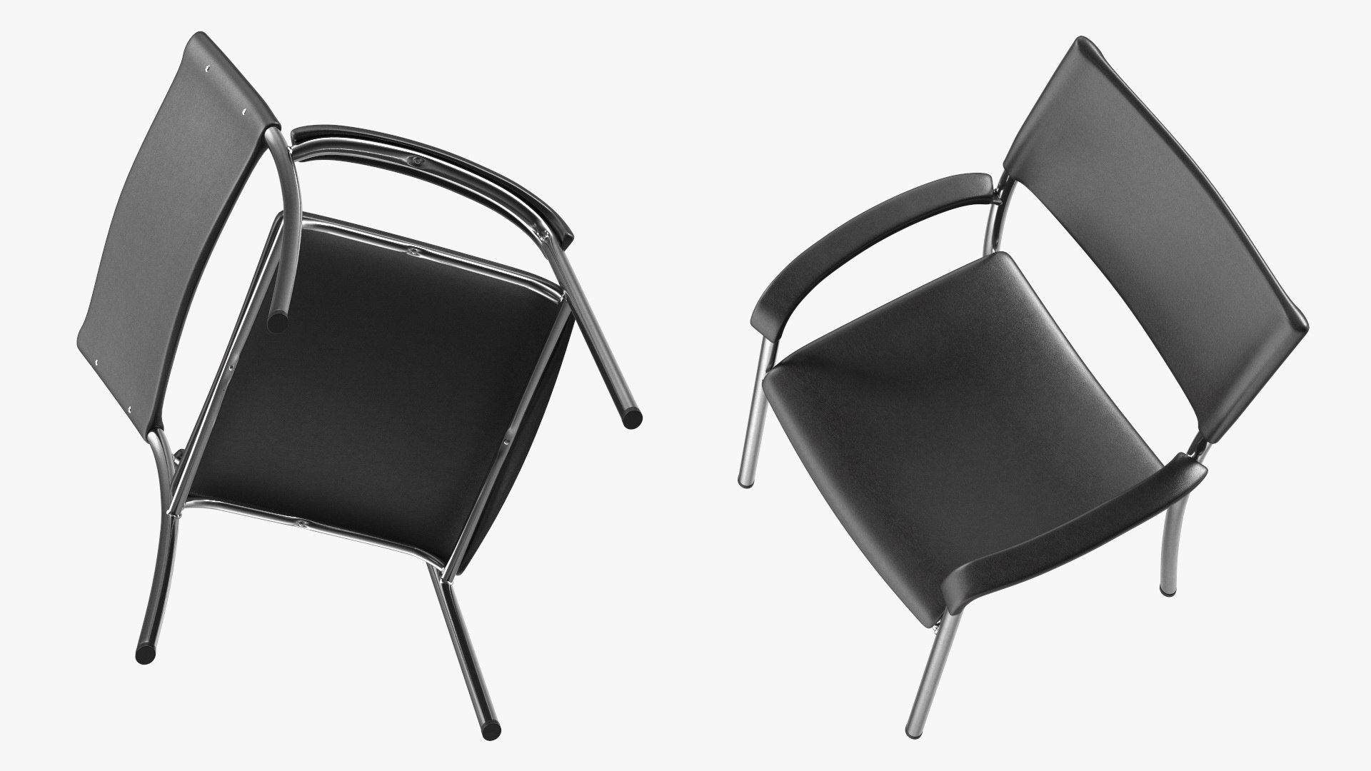 Office Steel Chair 3D Model - TurboSquid 2145967