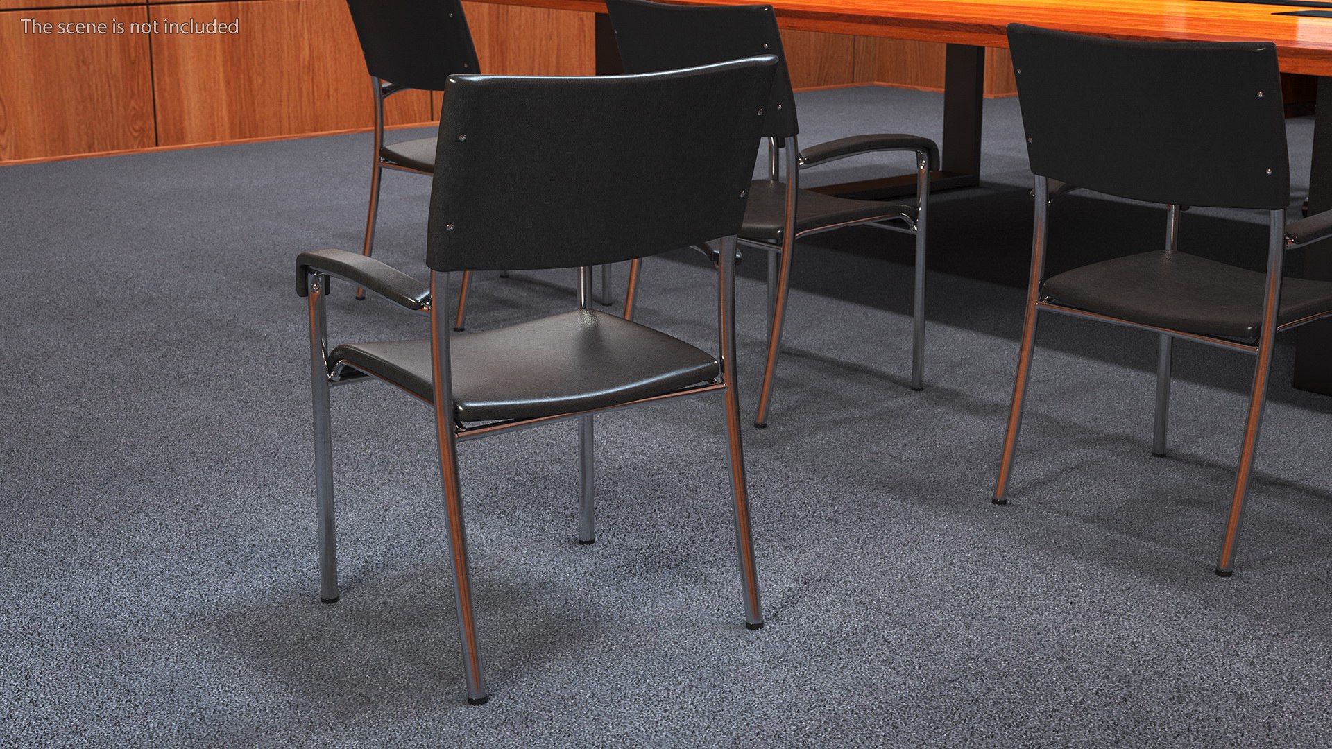 Office Steel Chair 3D Model - TurboSquid 2145967