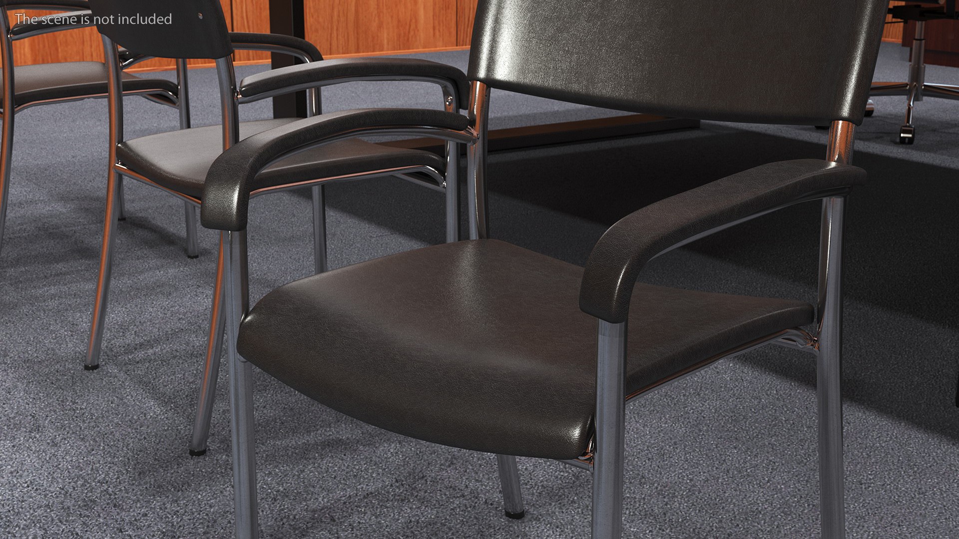 Office Steel Chair 3D Model - TurboSquid 2145967