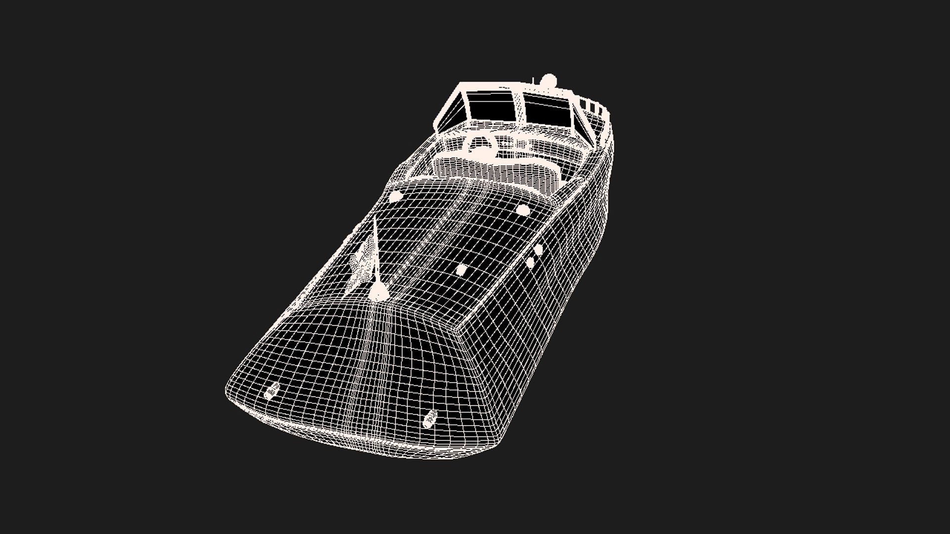 Cartoon Speedboat 3d Ma