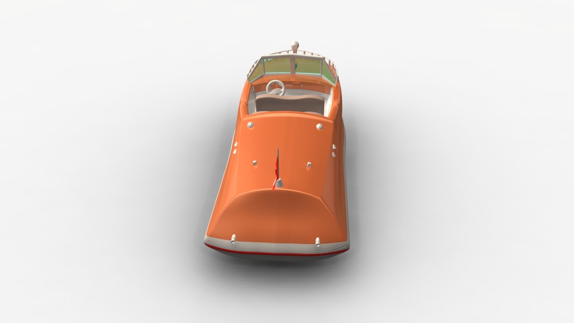 Cartoon Speedboat 3d Ma