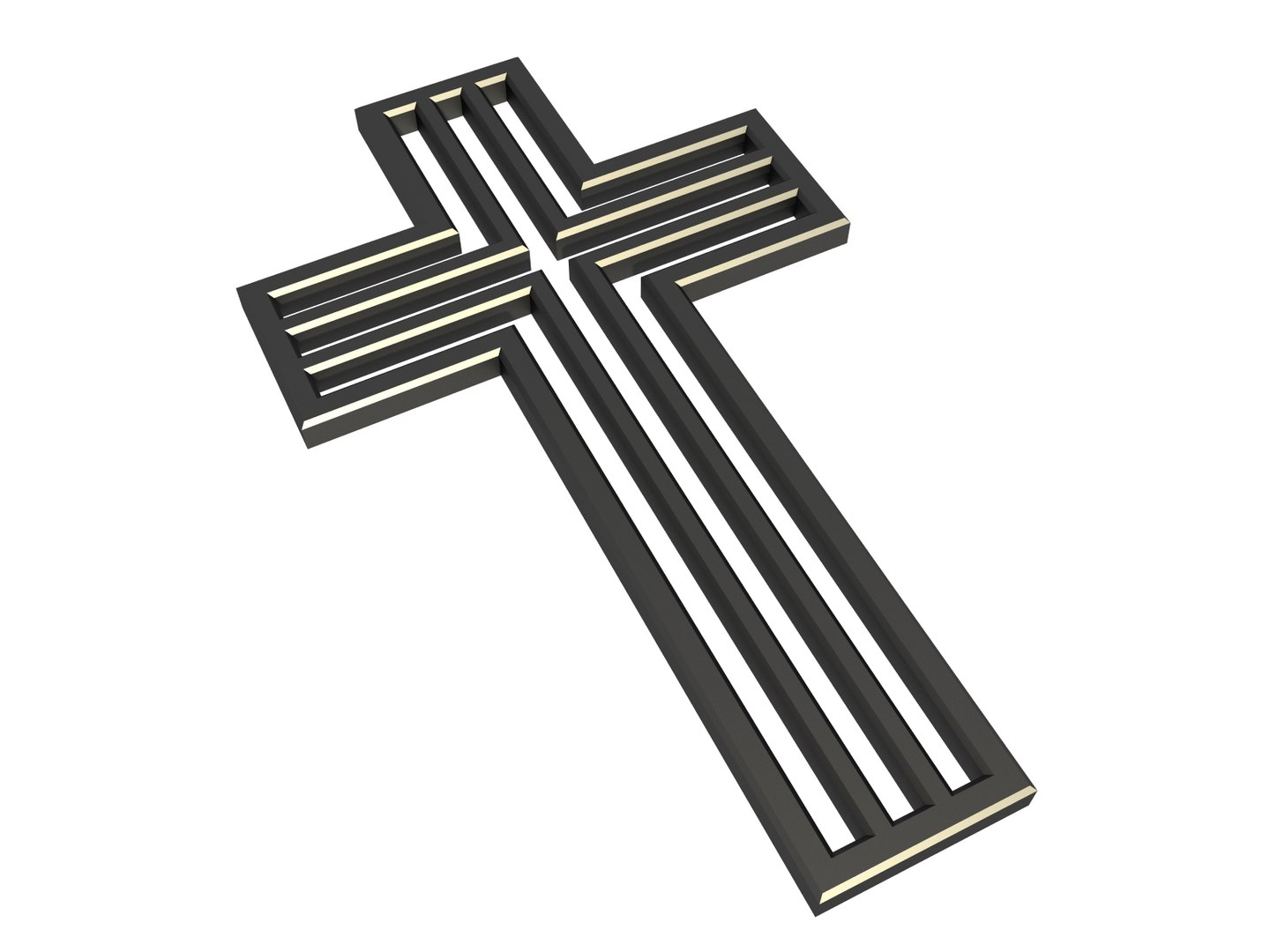 3D cross - TurboSquid 1474228