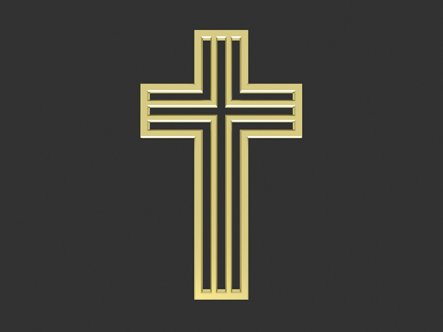 3D cross - TurboSquid 1474228