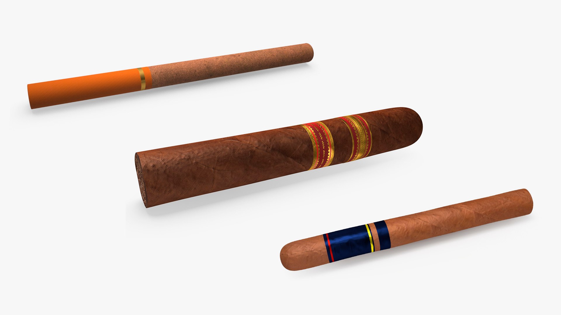 3D Cigars Collection - TurboSquid 2245309