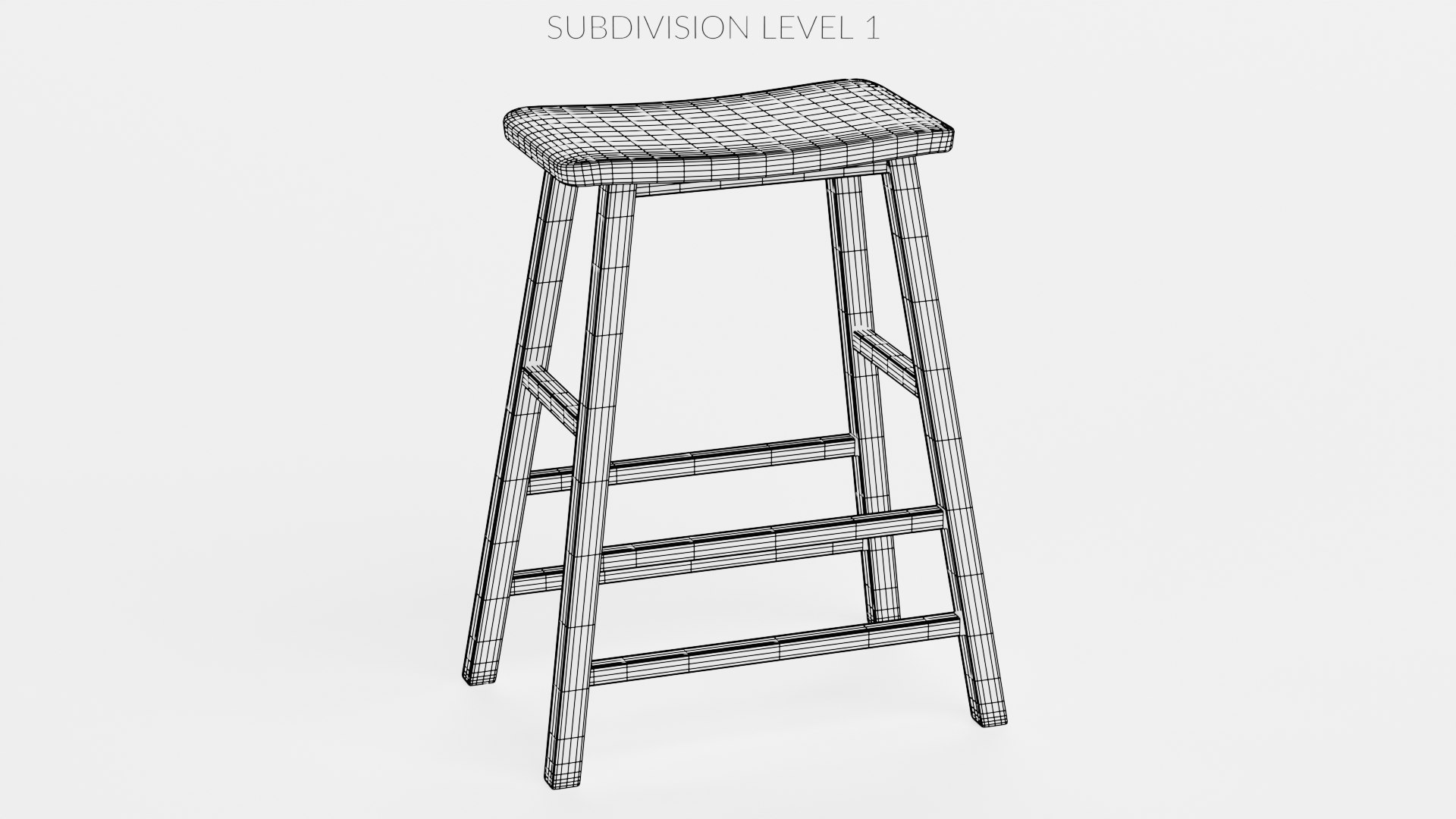Wooden Stool 3D Model - TurboSquid 2017689