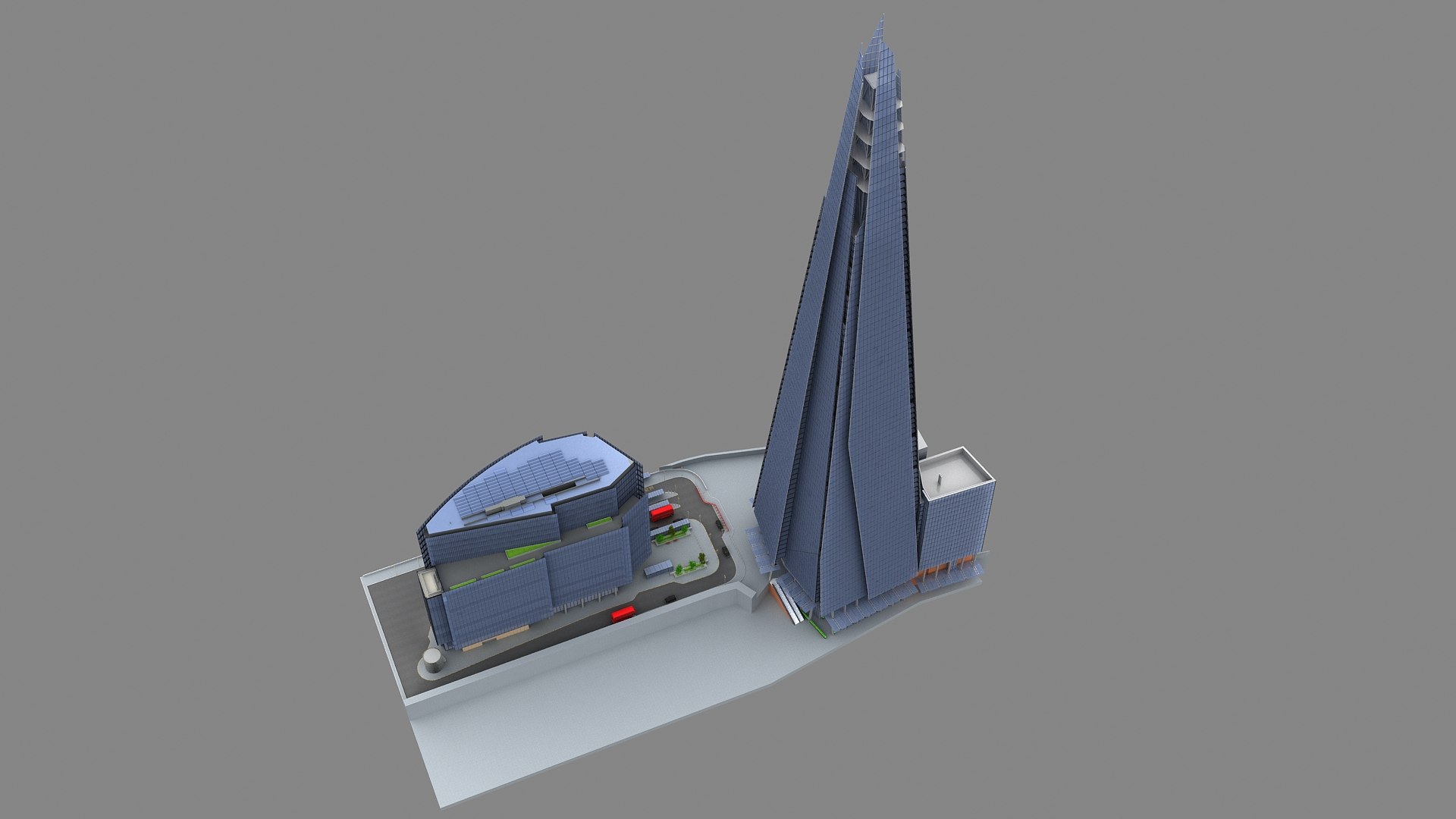 The Shard News Building London 3D Model - TurboSquid 1802827