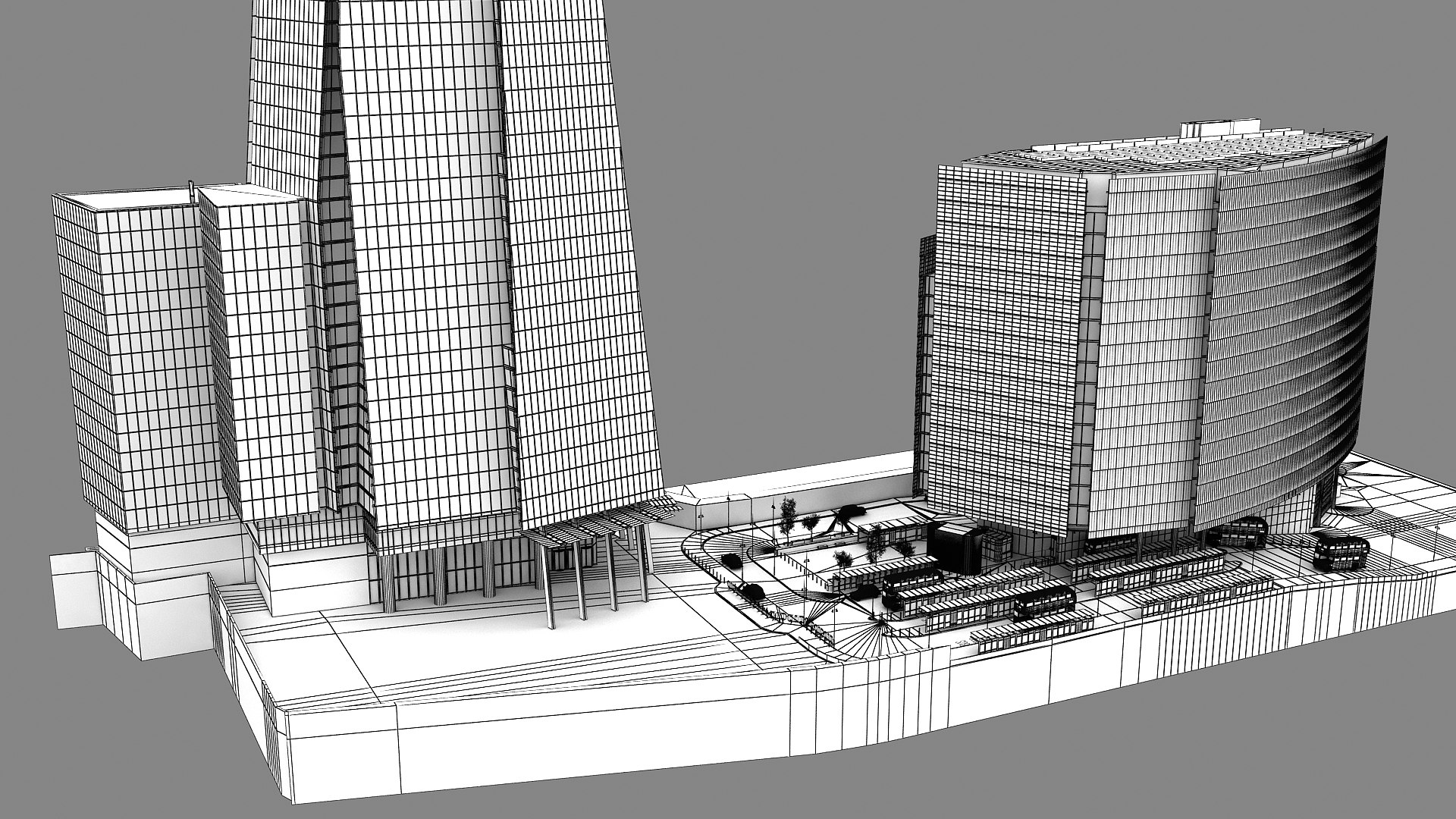 The Shard News Building London 3D Model - TurboSquid 1802827