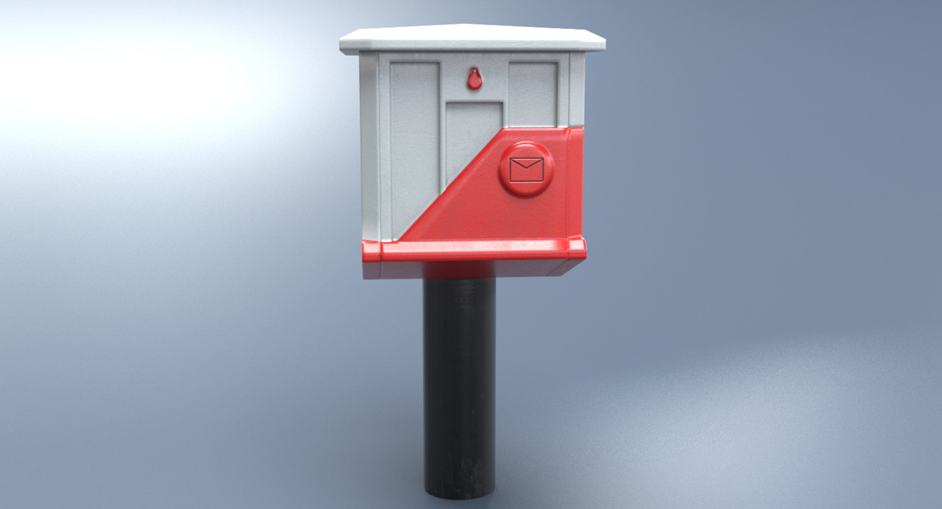 3D Mailbox Metallic - TurboSquid 1303128