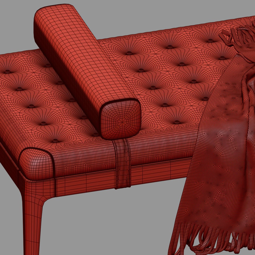 3D bench porada webby model - TurboSquid 1577986