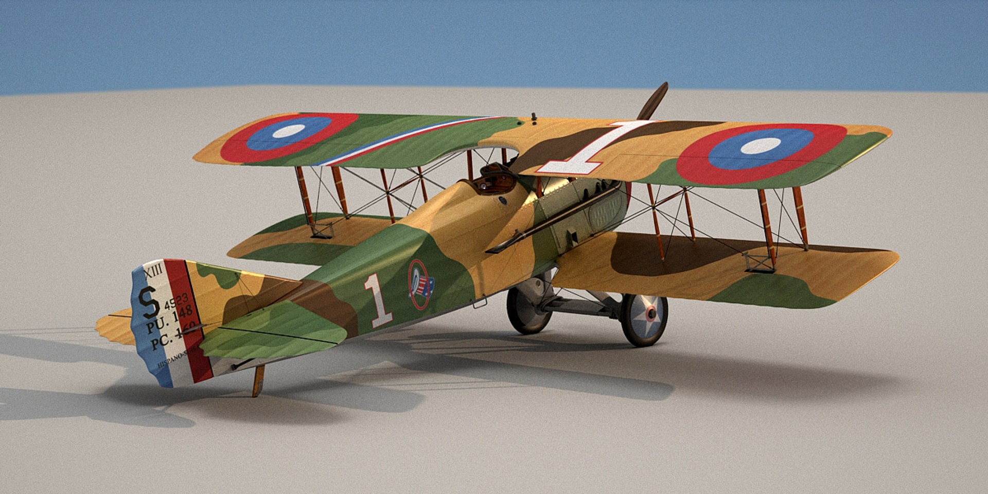 3D spad s xiii model - TurboSquid 1374894