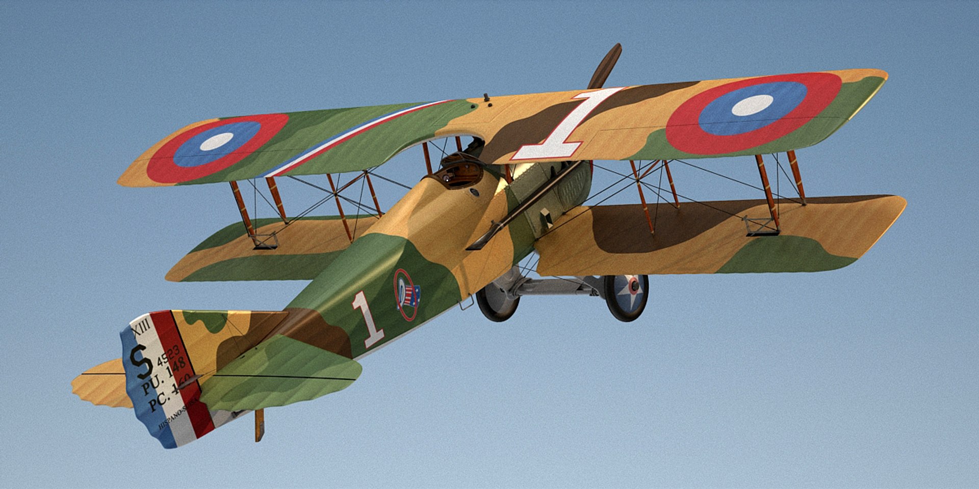 3D spad s xiii model - TurboSquid 1374894