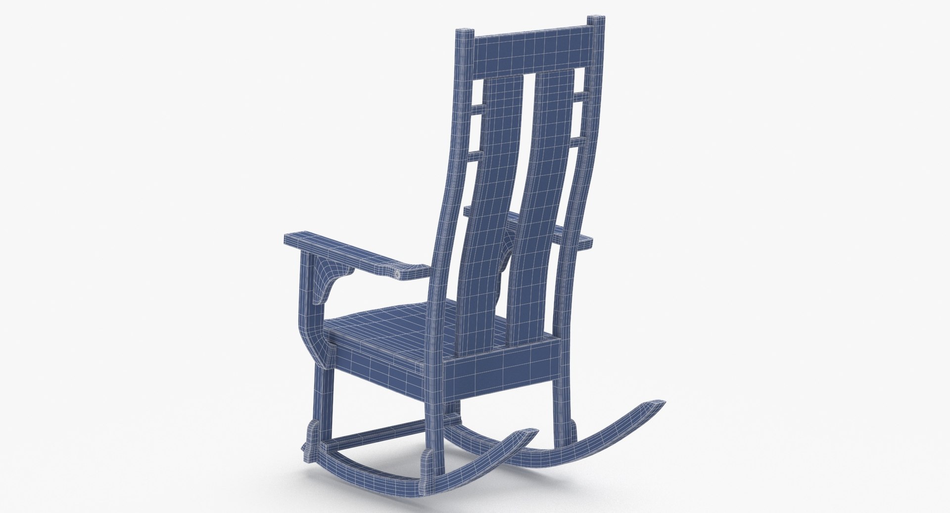 3D Rocking Chair 03 - TurboSquid 2031593