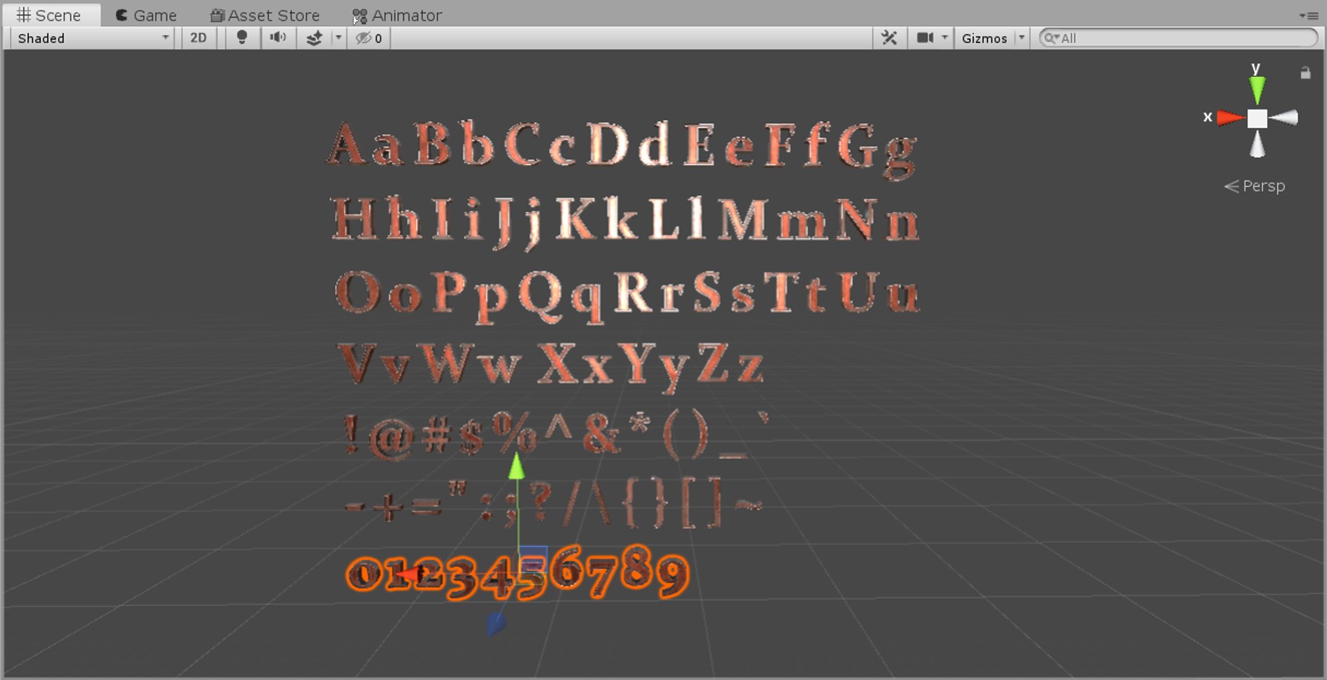 3D english letters - TurboSquid 1501713