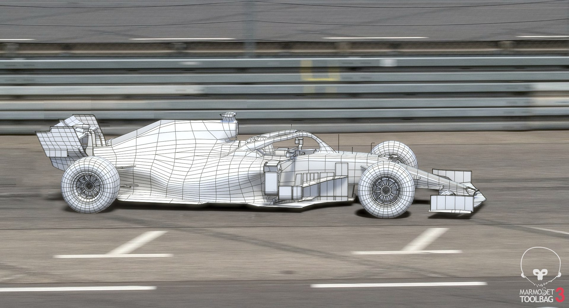 Grey cat gc16 formula 1 3D model - TurboSquid 1513786