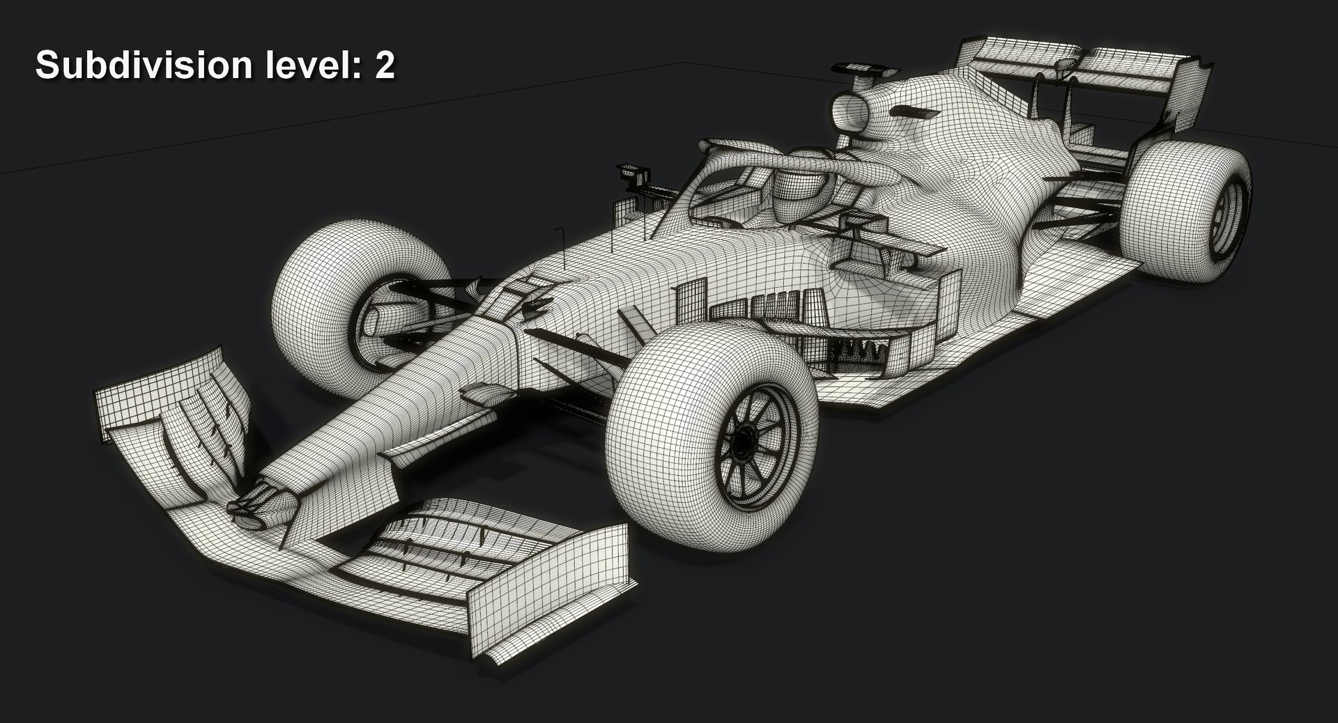 Grey cat gc16 formula 1 3D model - TurboSquid 1513786