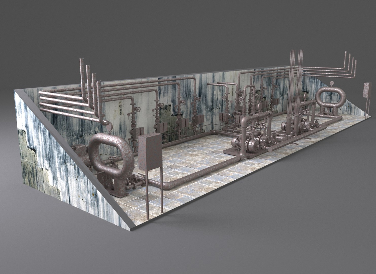 3D Fire-fighting Pumping Station - TurboSquid 1548644