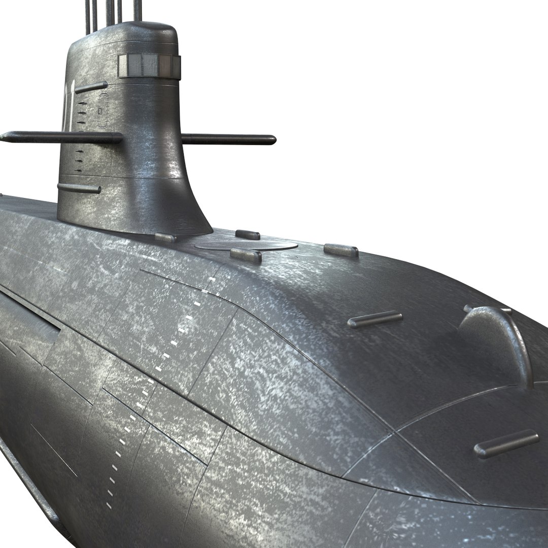 japanese submarine soru 3d model