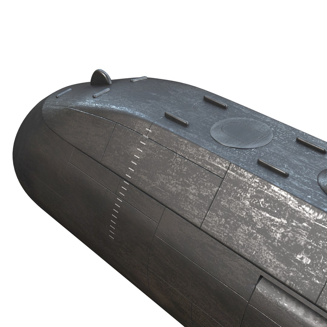 japanese submarine soru 3d model