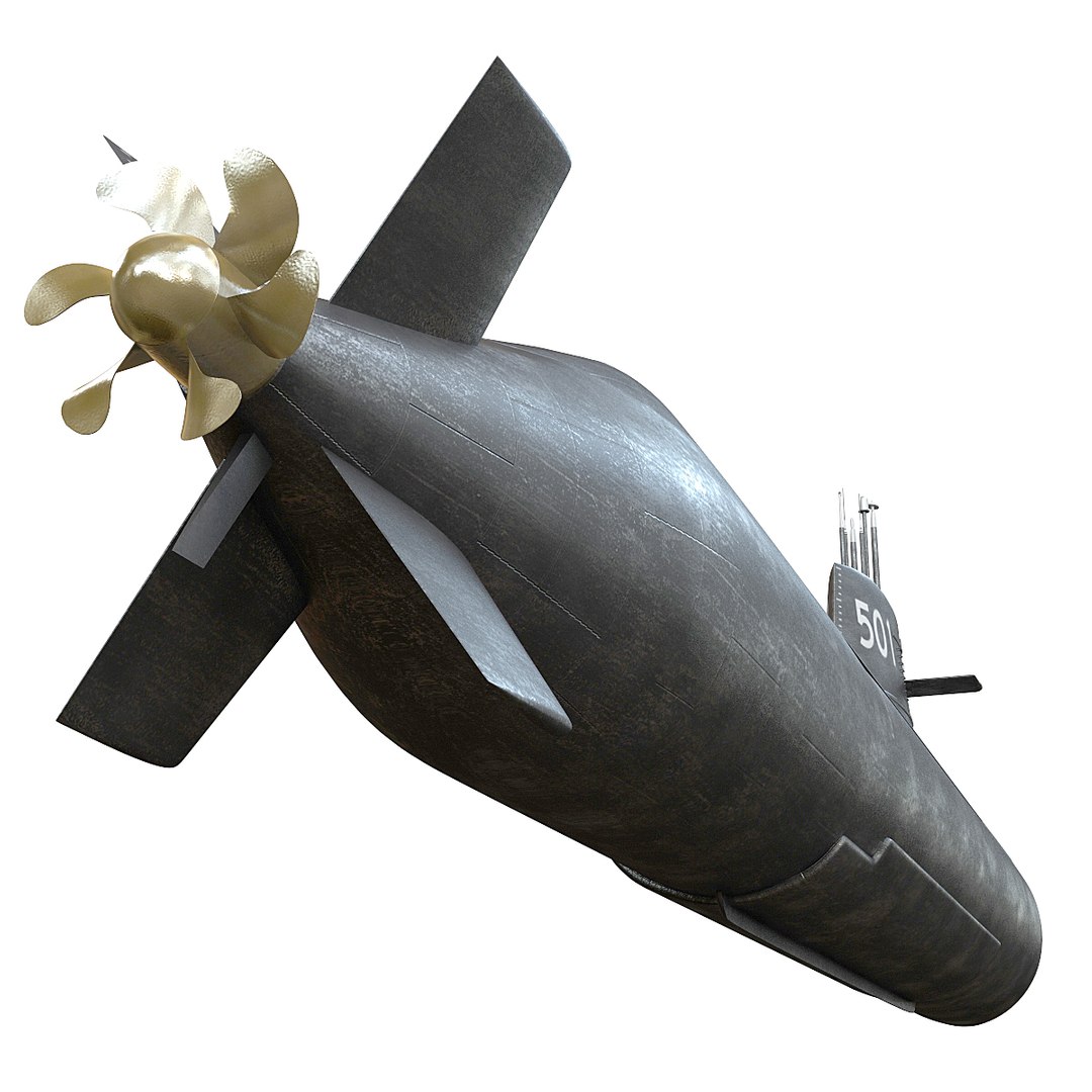 Japanese Submarine Soru 3d Model