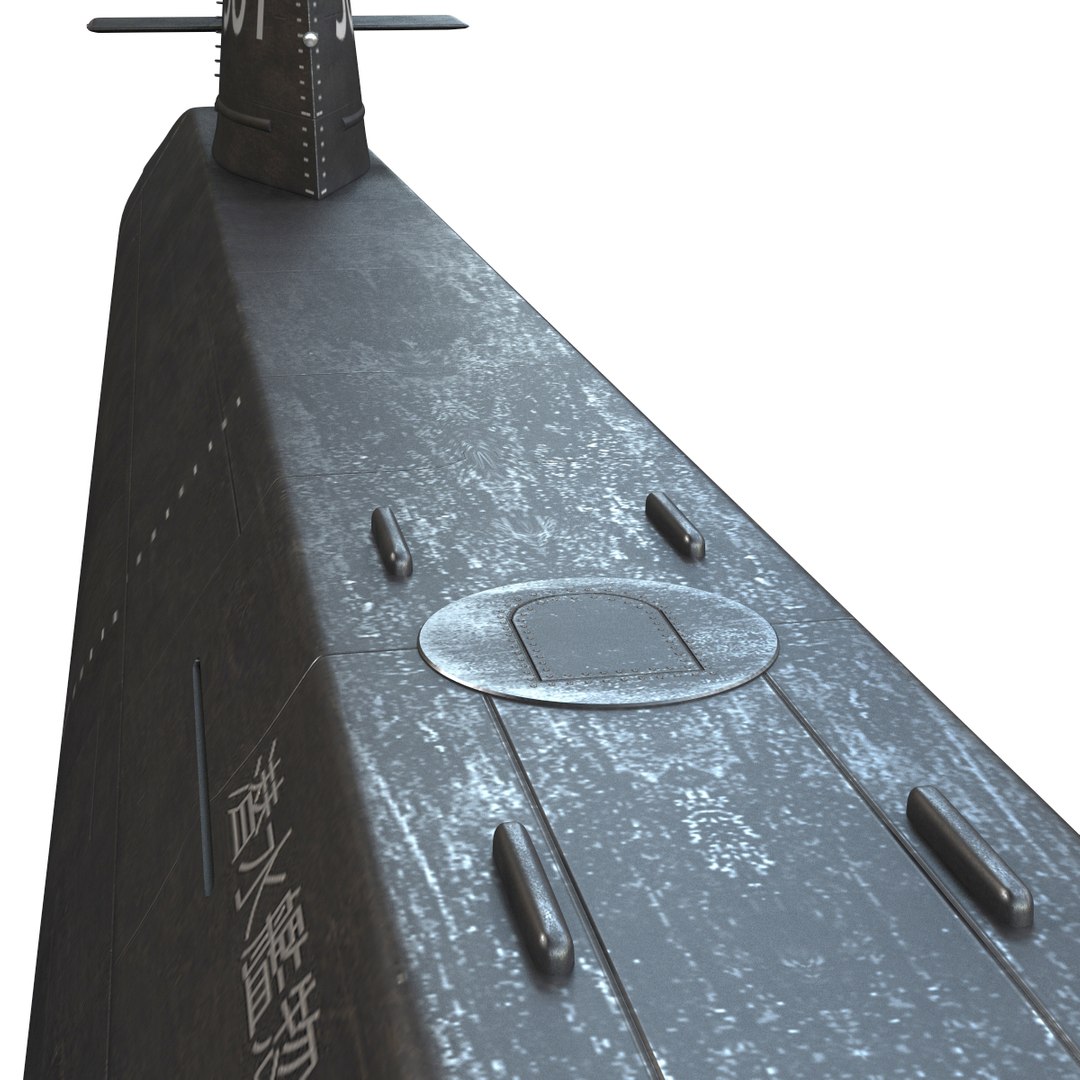 japanese submarine soru 3d model