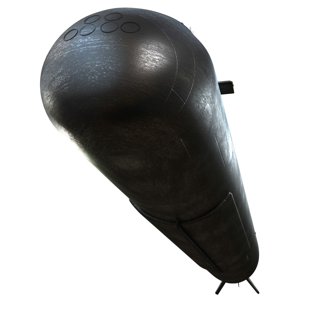 japanese submarine soru 3d model