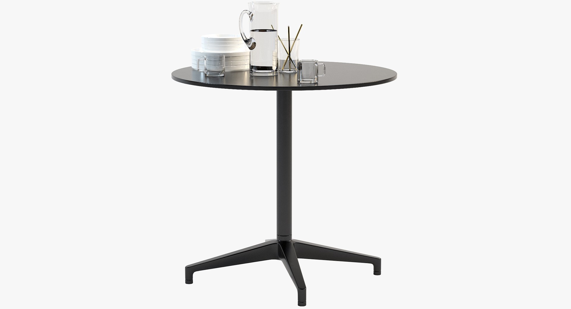 Vitra bistro table 3D model - TurboSquid 1382096