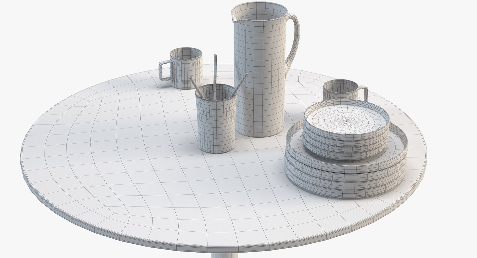 Vitra bistro table 3D model - TurboSquid 1382096