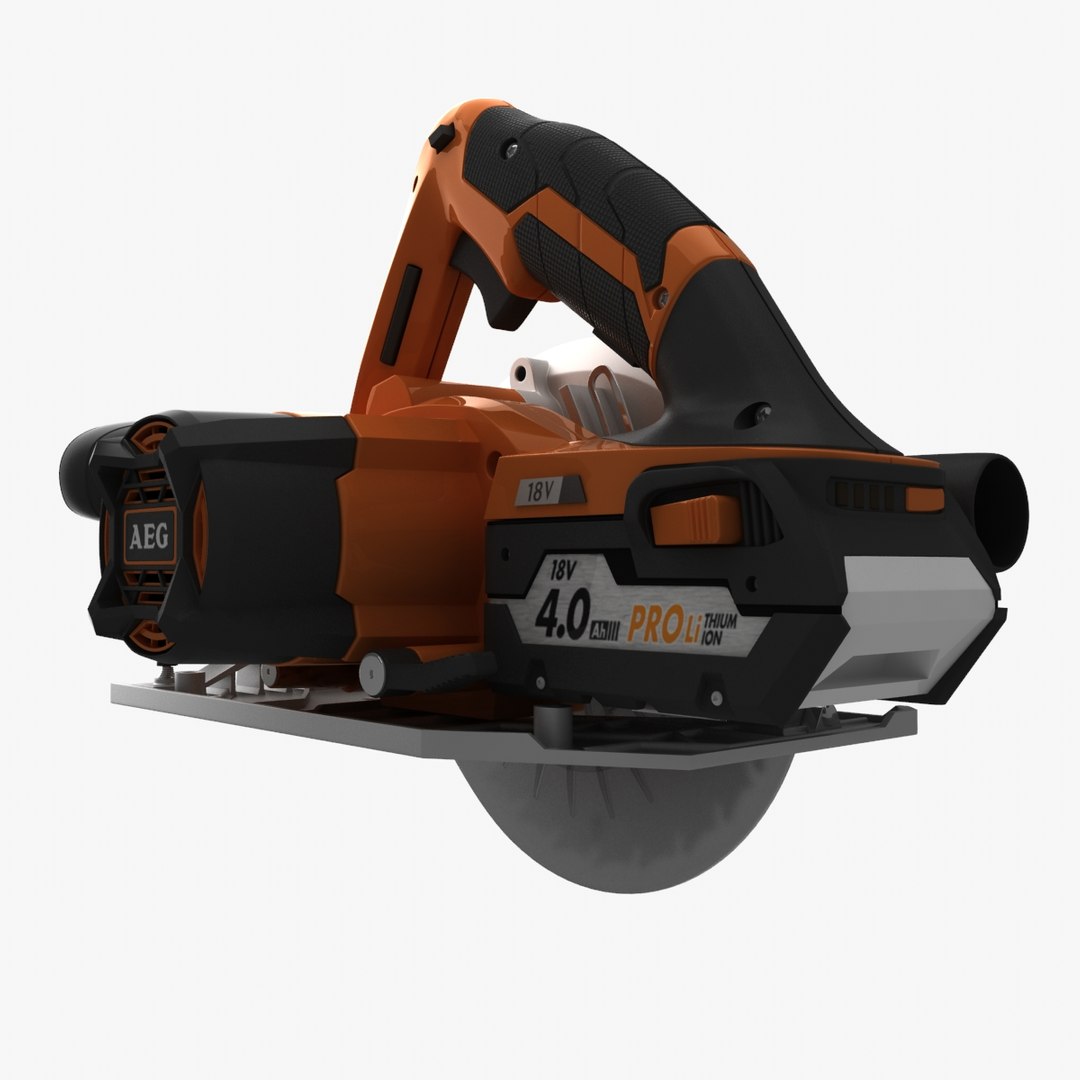 3d Model Circular Saw Aeg Bks