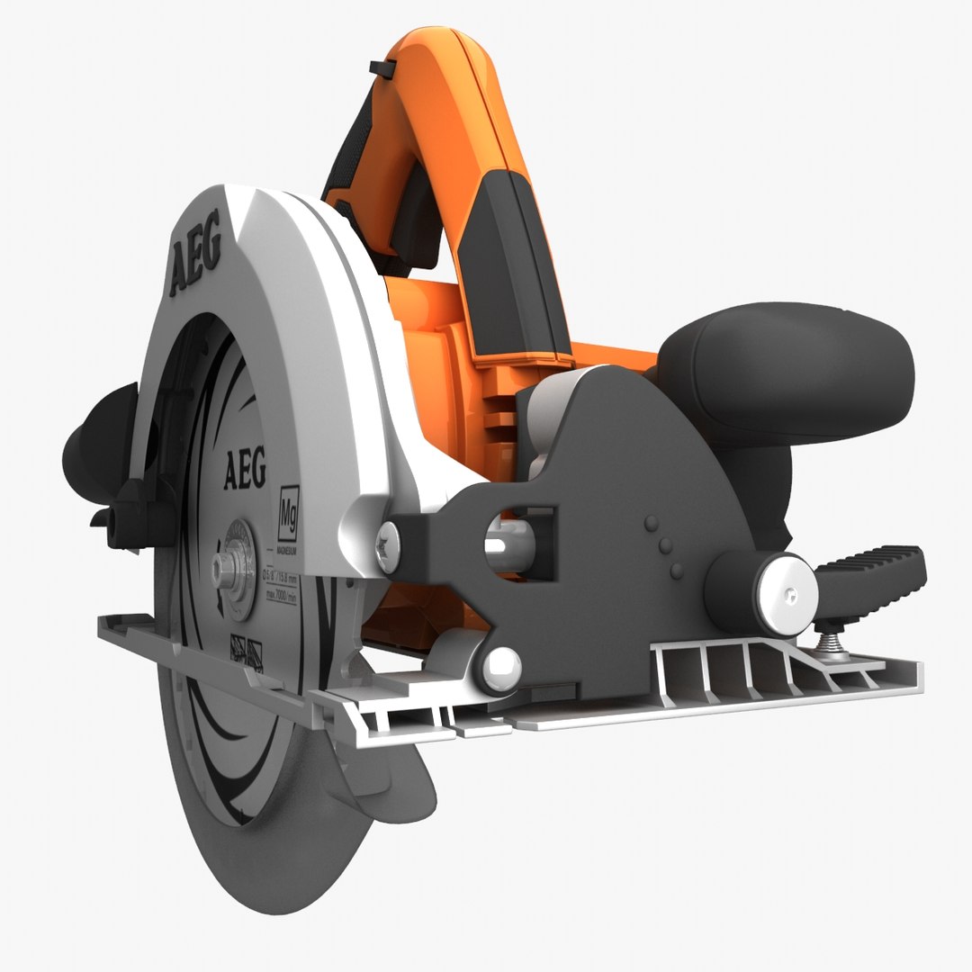 3d Model Circular Saw Aeg Bks