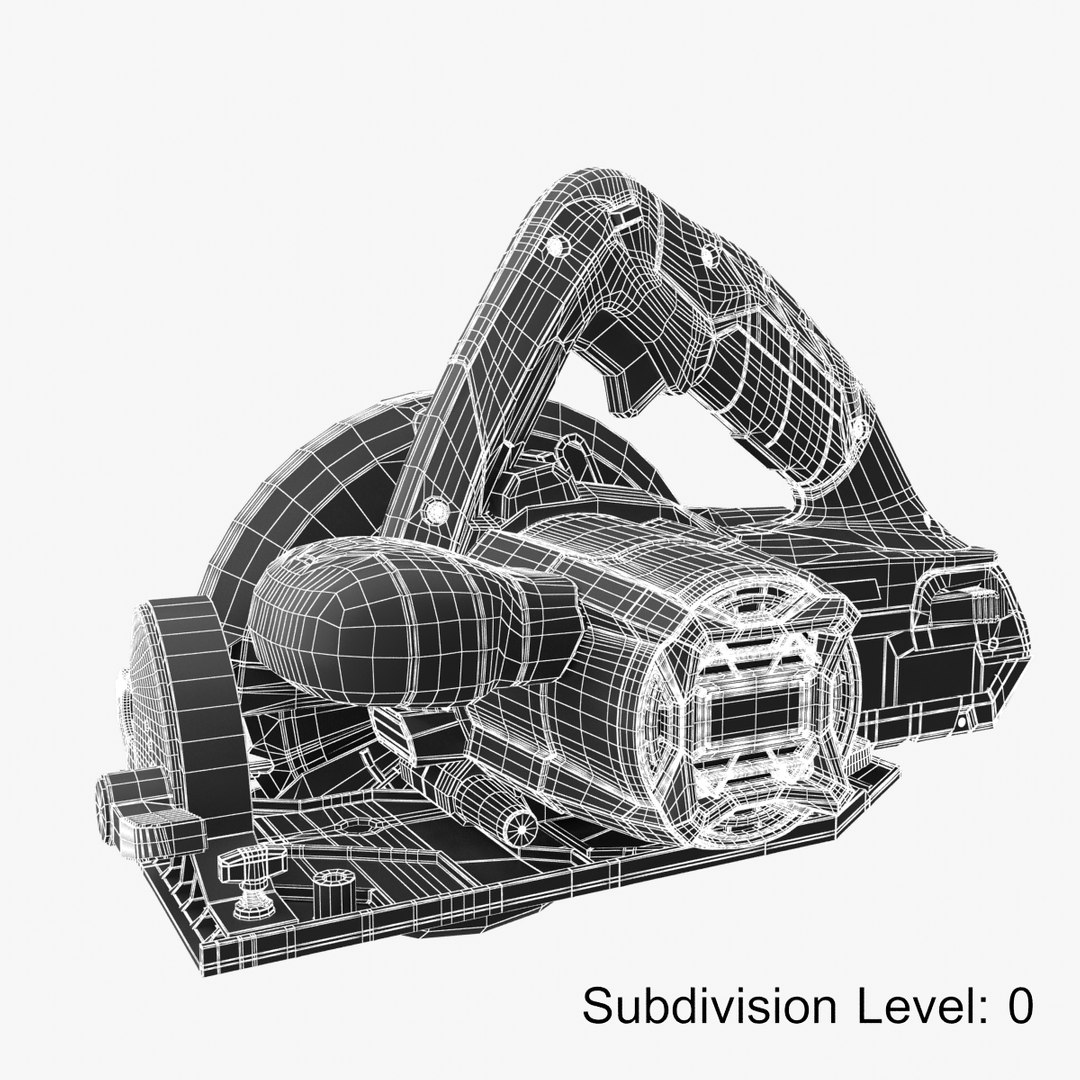 3d Model Circular Saw Aeg Bks