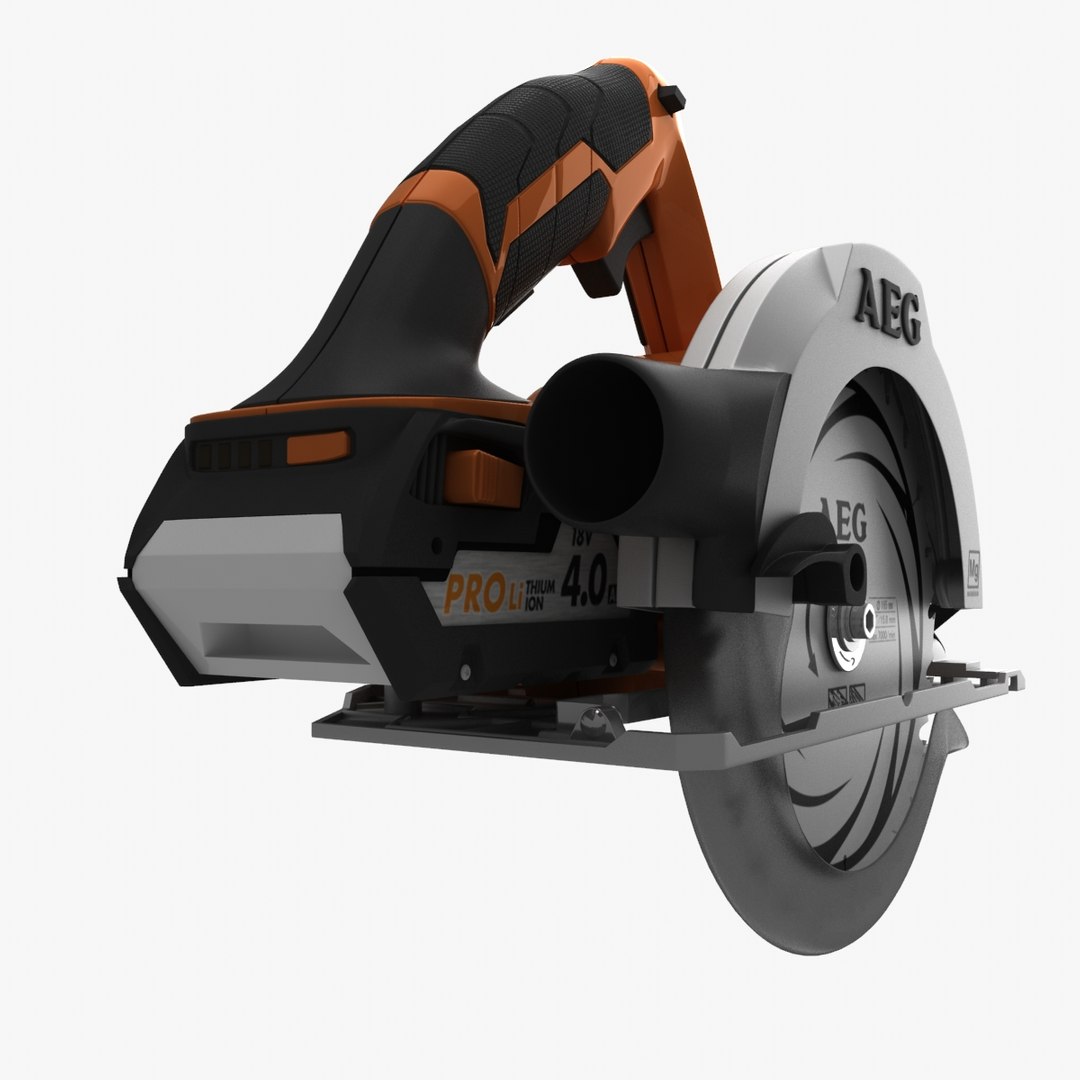 3d Model Circular Saw Aeg Bks