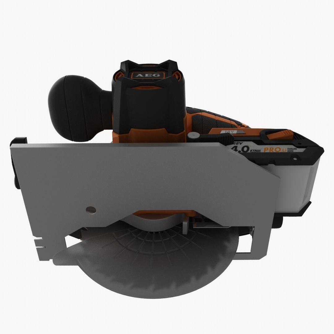 3d Model Circular Saw Aeg Bks