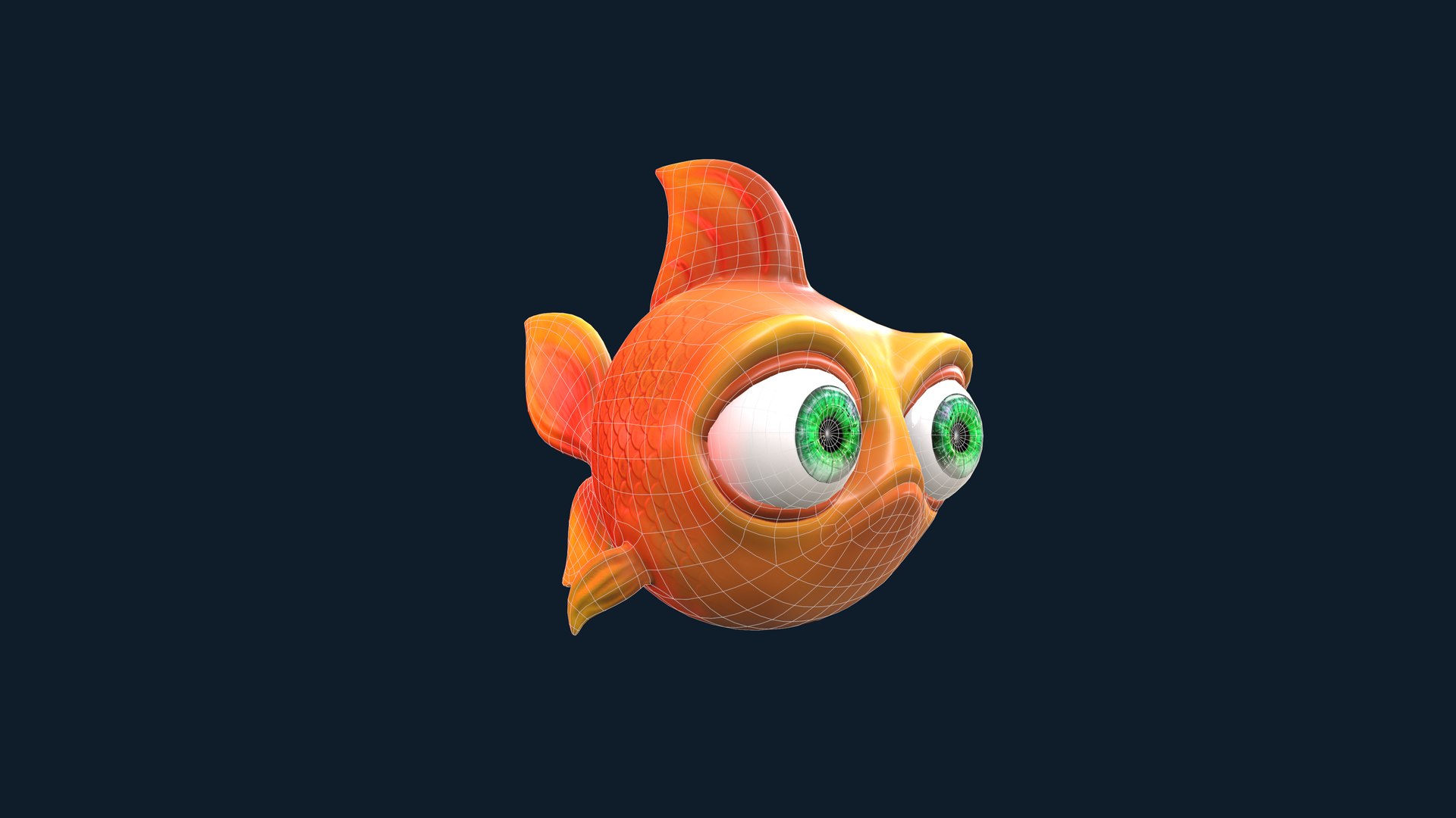 Cartoon Fish 3D Model - TurboSquid 1974397